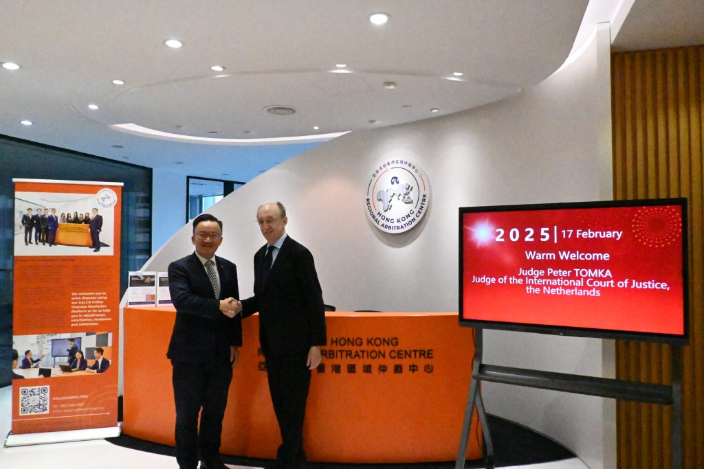 Judge Peter Tomka Visits AALCO-HKRAC - 17 February 2025 - AALCO
